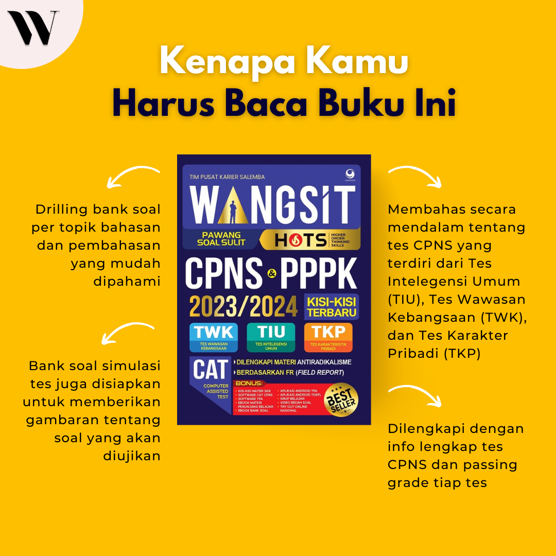 Jual Buku latihan soal tes CPNS Wangsit Hots CPNS & PPPK 2023/2024 baru ...