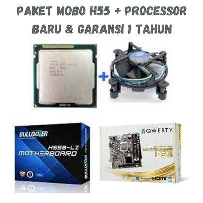 Jual PAKET MOTHERBOARD BULLDOZER H55 + PROCESSOR INTEL CORE I3 550 ...