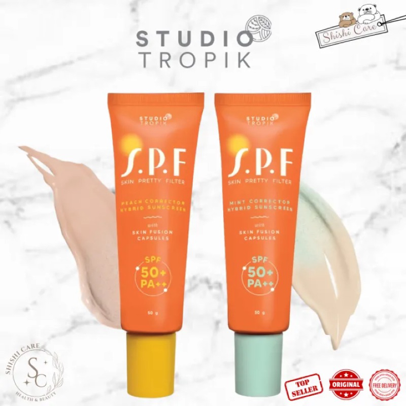 Jual Studio Tropik Hybrid Sunscreen Spf 50+ PA++ 15g | Shopee Indonesia