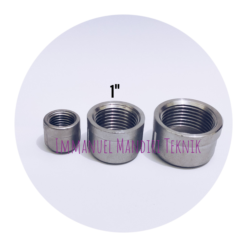 Jual Dop stainless 1 inch / Tutup stainless / Plug drat dalam 1 inch ...