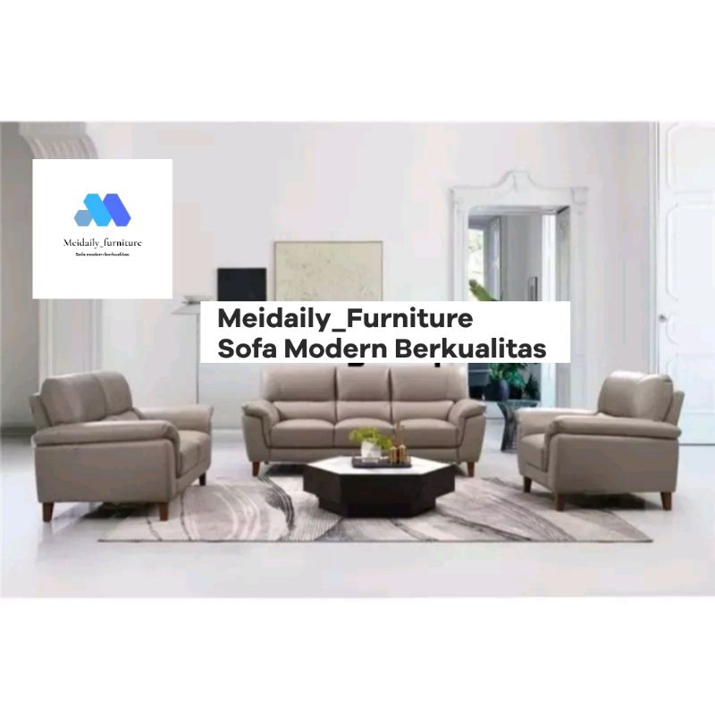Jual Sofa Kulit 321 Sofa Minimalis Sofa Ruang Tamu Minimalis Sofa ...