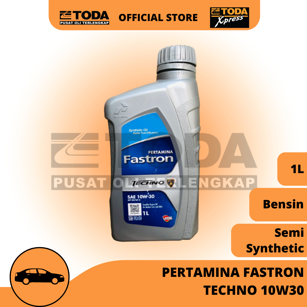 Jual Pertamina Fastron Techno 10W30 API SN 1L Oli Mesin Mobil Original ...