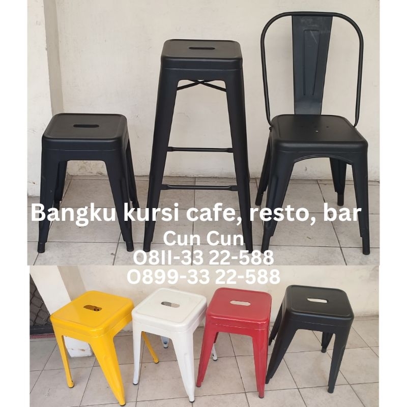 Jual Bangku Cafe Kursi Cafe kursi Resto Kursi Bar Bar Stool Kursi Besi ...