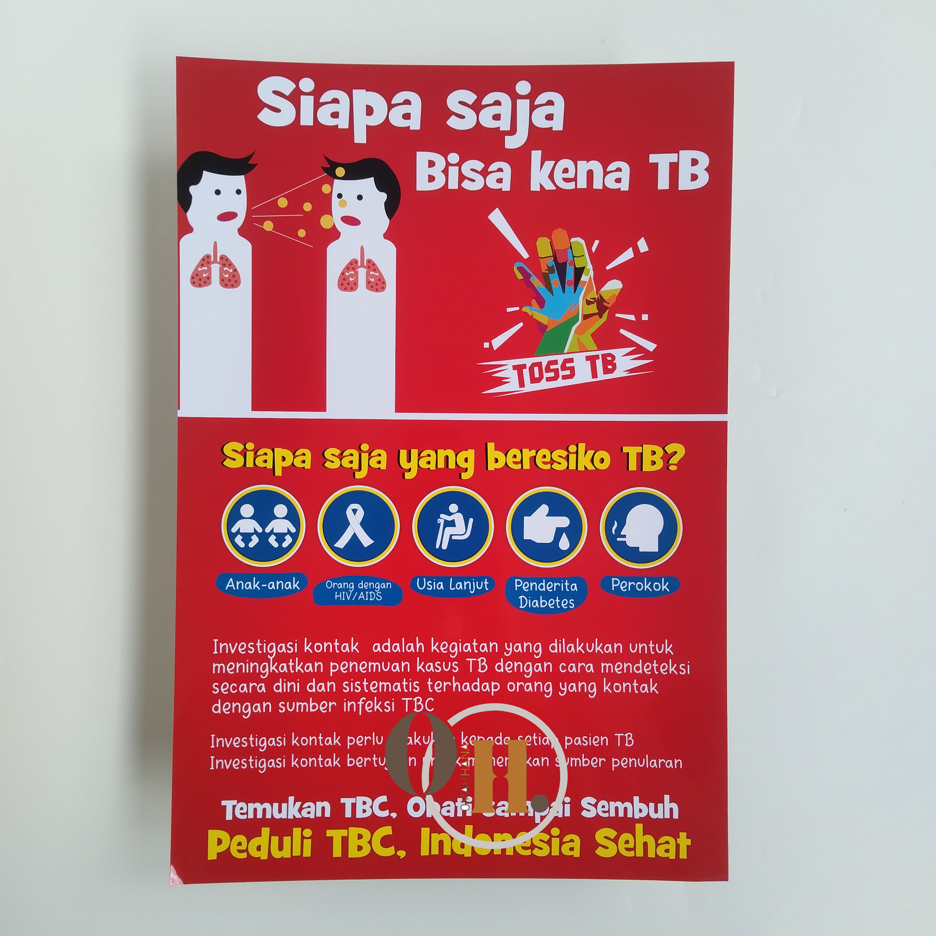 Jual Poster Siapa Saja Bisa Kena TB - Poster TB - Poster Tuberkulosis - TBC | Shopee Indonesia