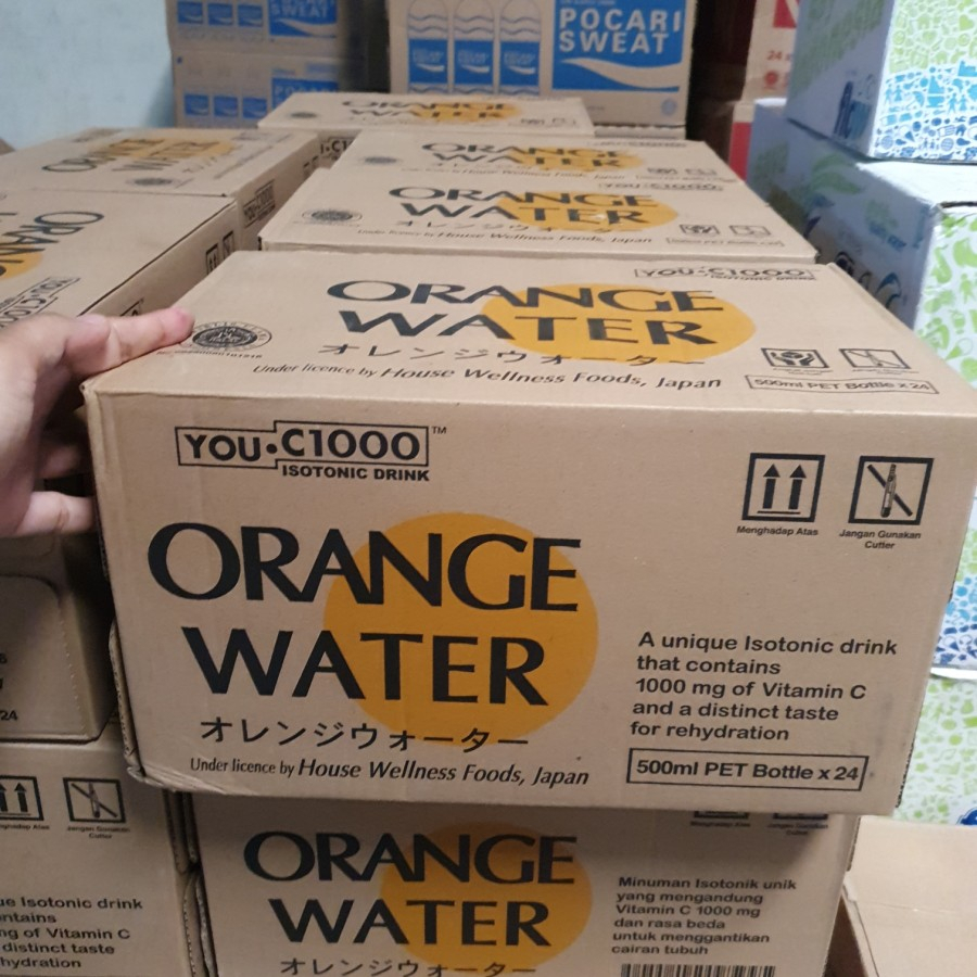 Jual CTN 24*500ML - YOU C WATER BOTOL PLASTIK RASA ORANGE / YOUC YOU C ...