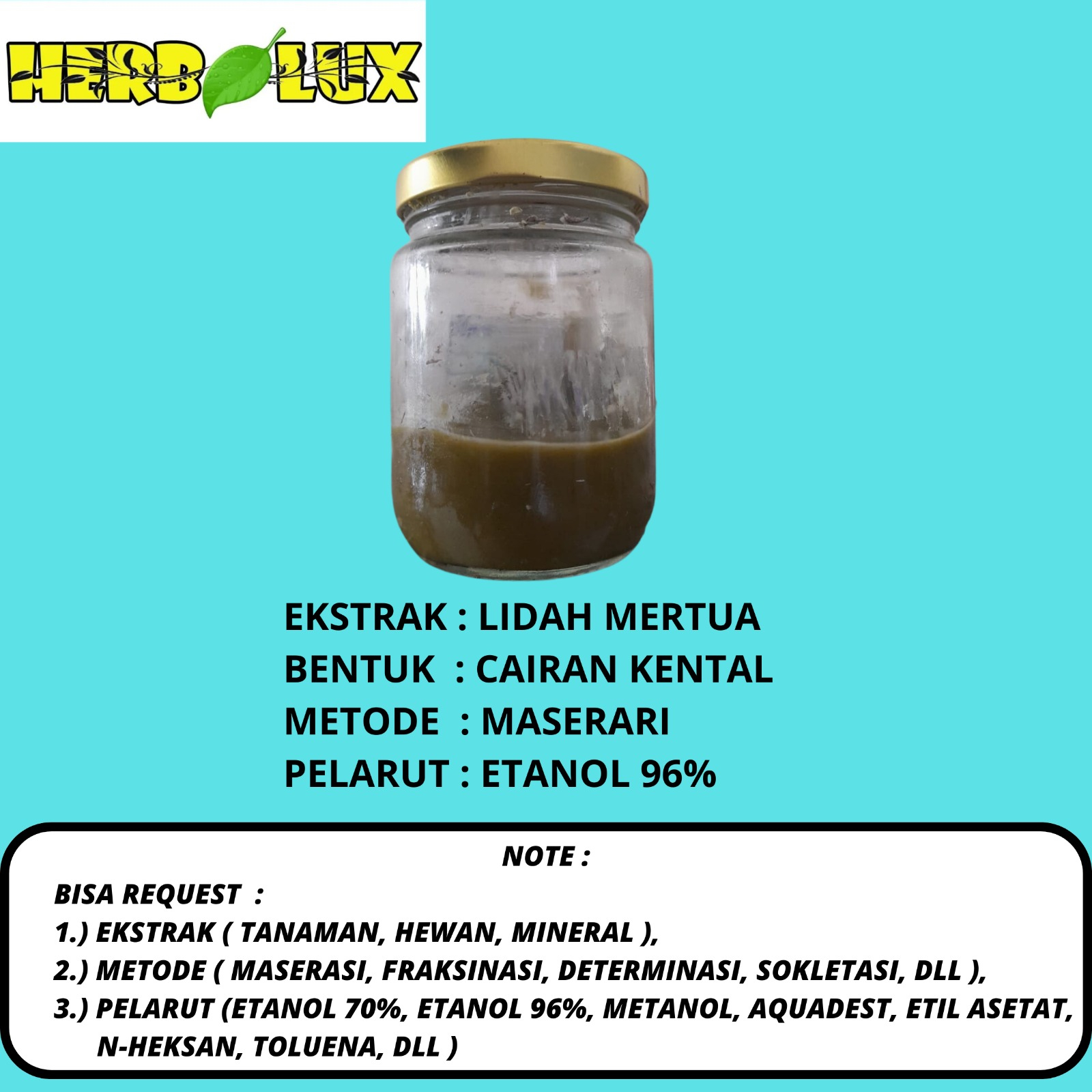 Jual Ekstrak Lidah Mertua Fraksinasi 5 gram dan 10 gram Best Quality ...