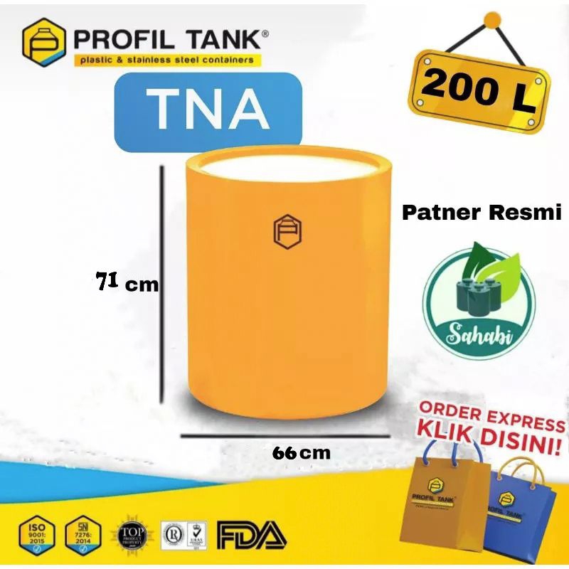 Jual Tandon Air / Toren Air / Tangki Air Terbuka Profil Tank TNA 200 ...
