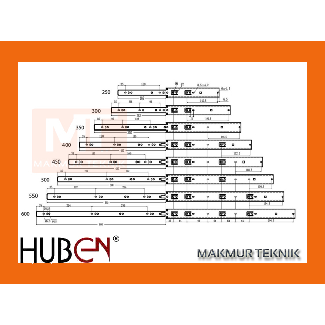 Jual Huben BM-45-450mm Rel Laci Rel Slow Motion | Shopee Indonesia