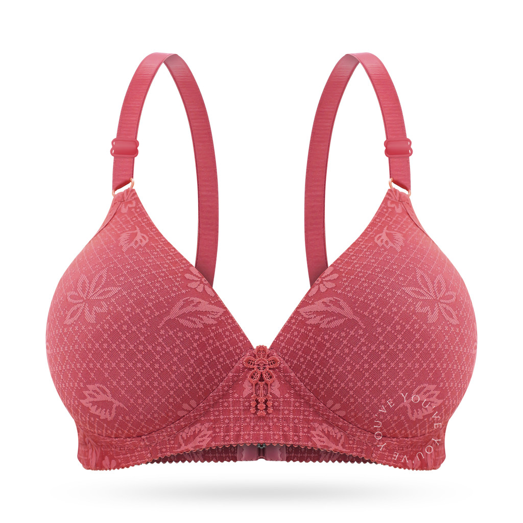Jual You've (YouHave) BH Bra Wanita BH Tanpa Kawat Motif Bunga Bra ...