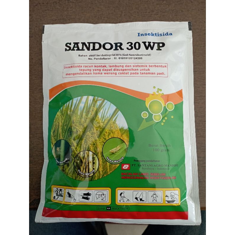 Jual SANDOR 30WP imidakloprid Insektisida Untuk wereng thrips kutu padi ...