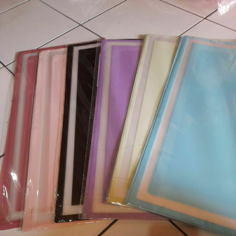 Jual Plastik Cellophane Frame king/ pembungkus buket bunga lembaran ...