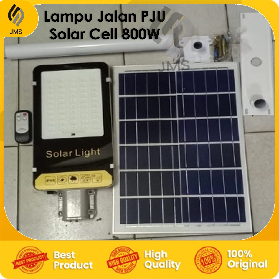 Jual Lampu Jalan Tenaga Surya 800WATT SMD LED PJU Solar Cell Outdoor ...