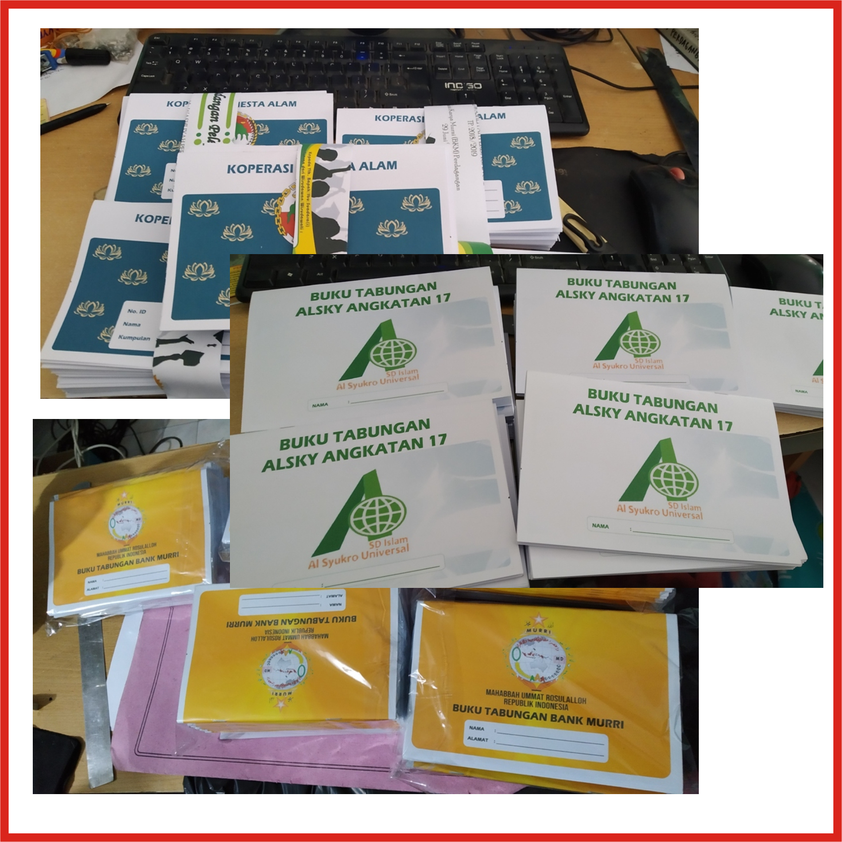 Jual BUKU TABUNGAN UMROH/HAJI - Custom Cover - isi 5 Lembar/ 20 Halaman ...