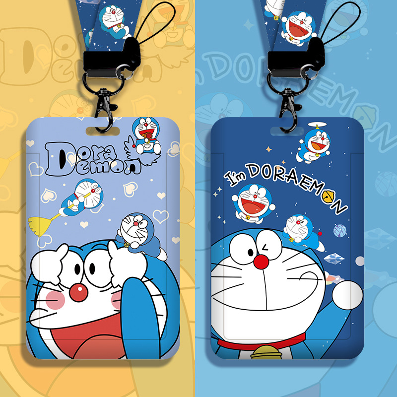 Jual ID Card Holder Motif Doraemon /Photocard Holder / Tali Gantung ...