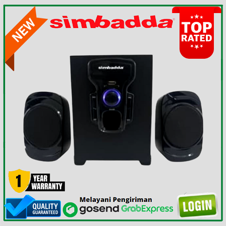 Jual Speaker Bluetooth Simbadda CST 2000N+ - Subwoofer Bass Music ...