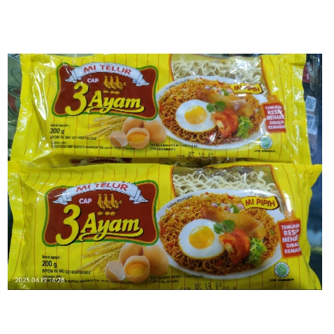 Jual Mi Telur cap 3 Ayam 200gr | Shopee Indonesia