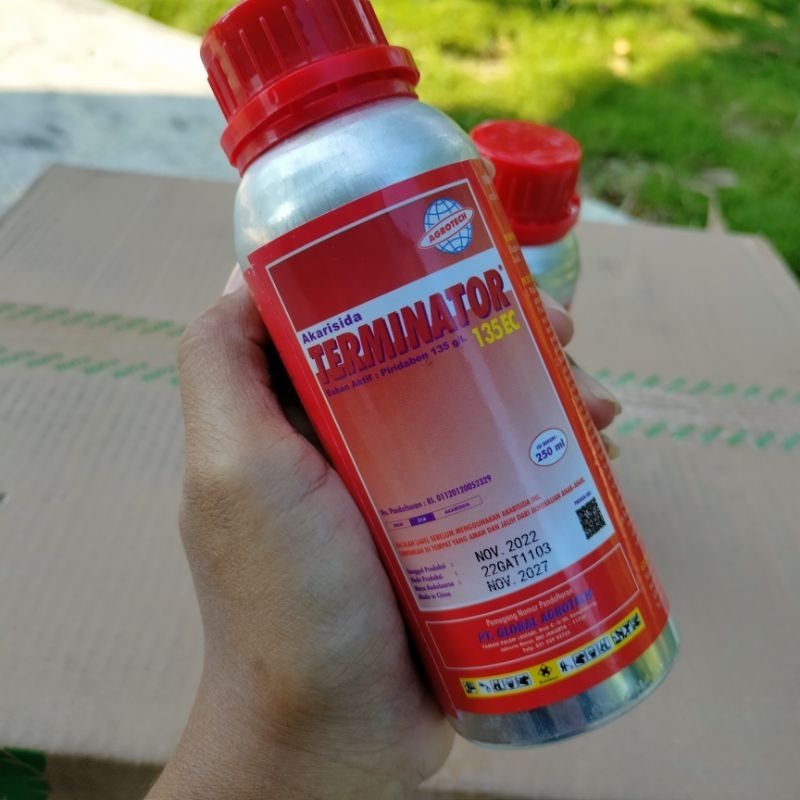 Jual TERMINATOR 135EC 250ML AKARISIDA Pembasmi Hama Thrips Tungau Dan ...