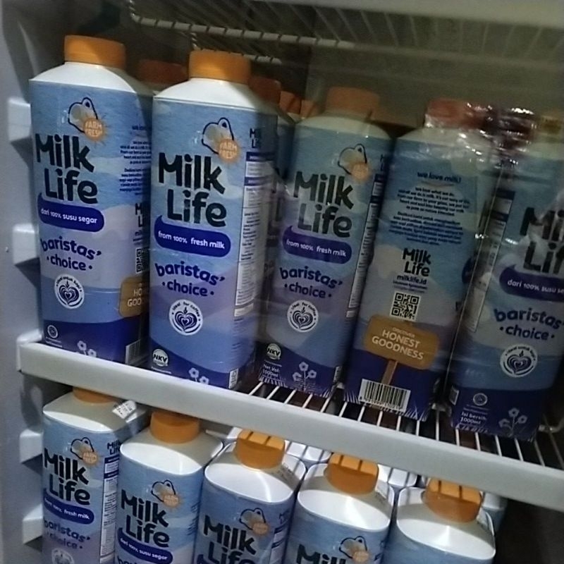 Jual Milk Life Fresh Milk 1000ml / 1liter Plain | Shopee Indonesia