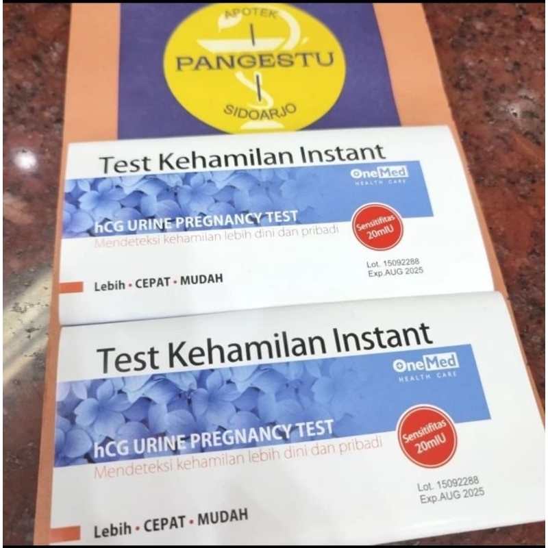 Jual OneMed Test Pack Kehamilan 1 Strip / One Med Pregnancy Test ...