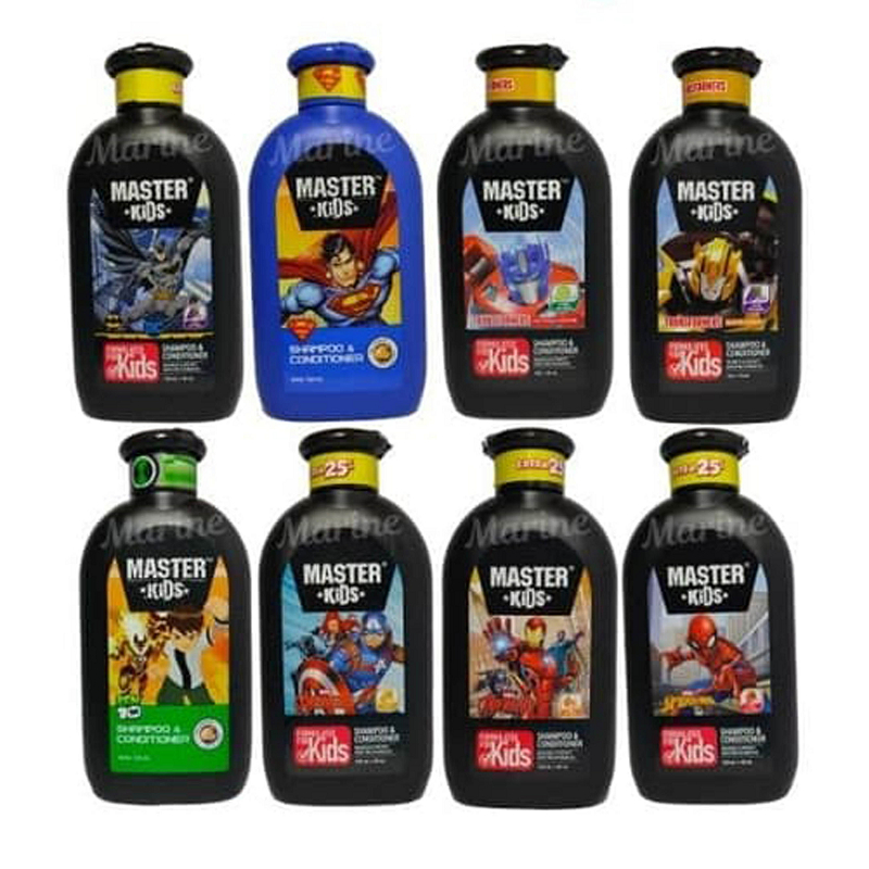 Jual Master Kids Shampoo & Conditioner 120+30 ml | Shower Gel 175 ml ...