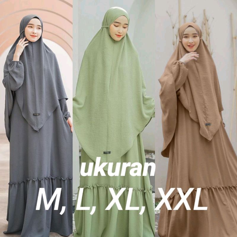 Jual GAMIS TERBARU 2023 INARA SET GAMIS(COD) | Shopee Indonesia