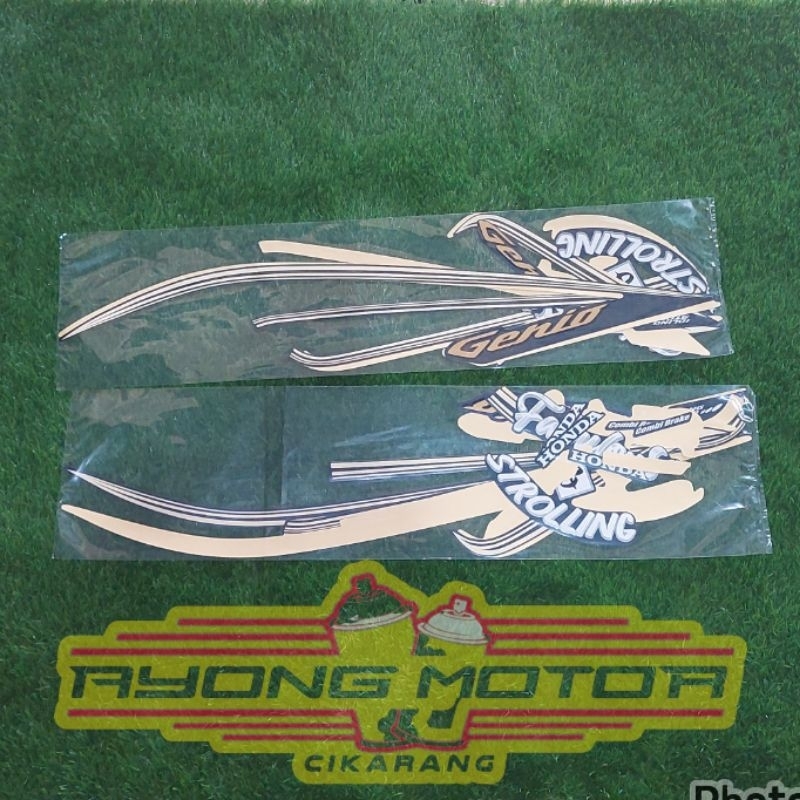 Jual Striping Honda Genio Fabulous 2021/2022 Matte Blue (Biru Doff ...