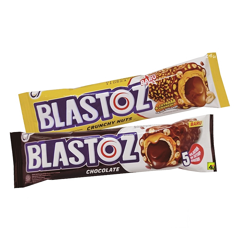 Jual BLASTOZ - Chocolate Crispy Caramel Wafer Roll - 24gr | Shopee ...