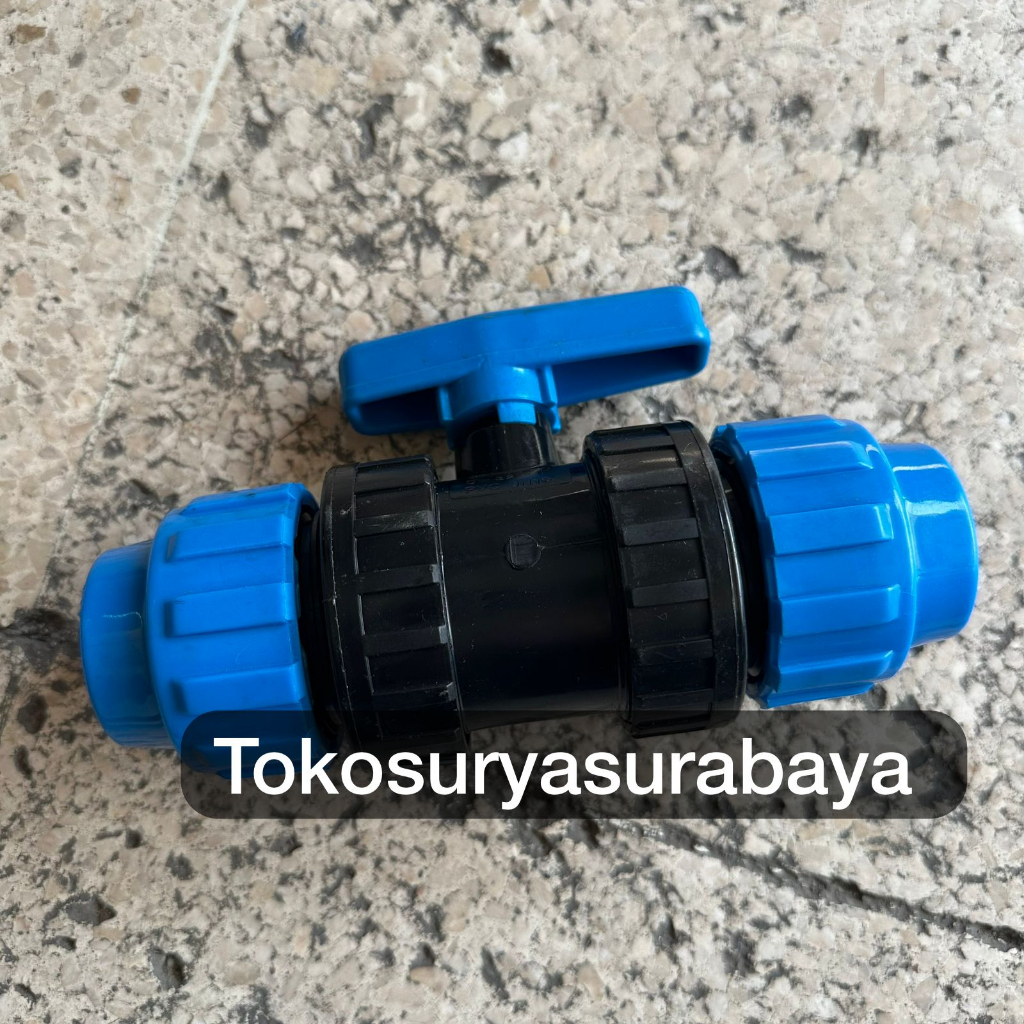 Jual Stop Kran HDPE 1" inch / Ball Valve HDPE 32 mm | Shopee Indonesia