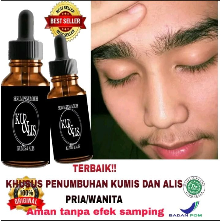Jual Serum Ku&Lis (penumbuh Alis dan Kumis Alami) Untuk Pria dan Wanita ...
