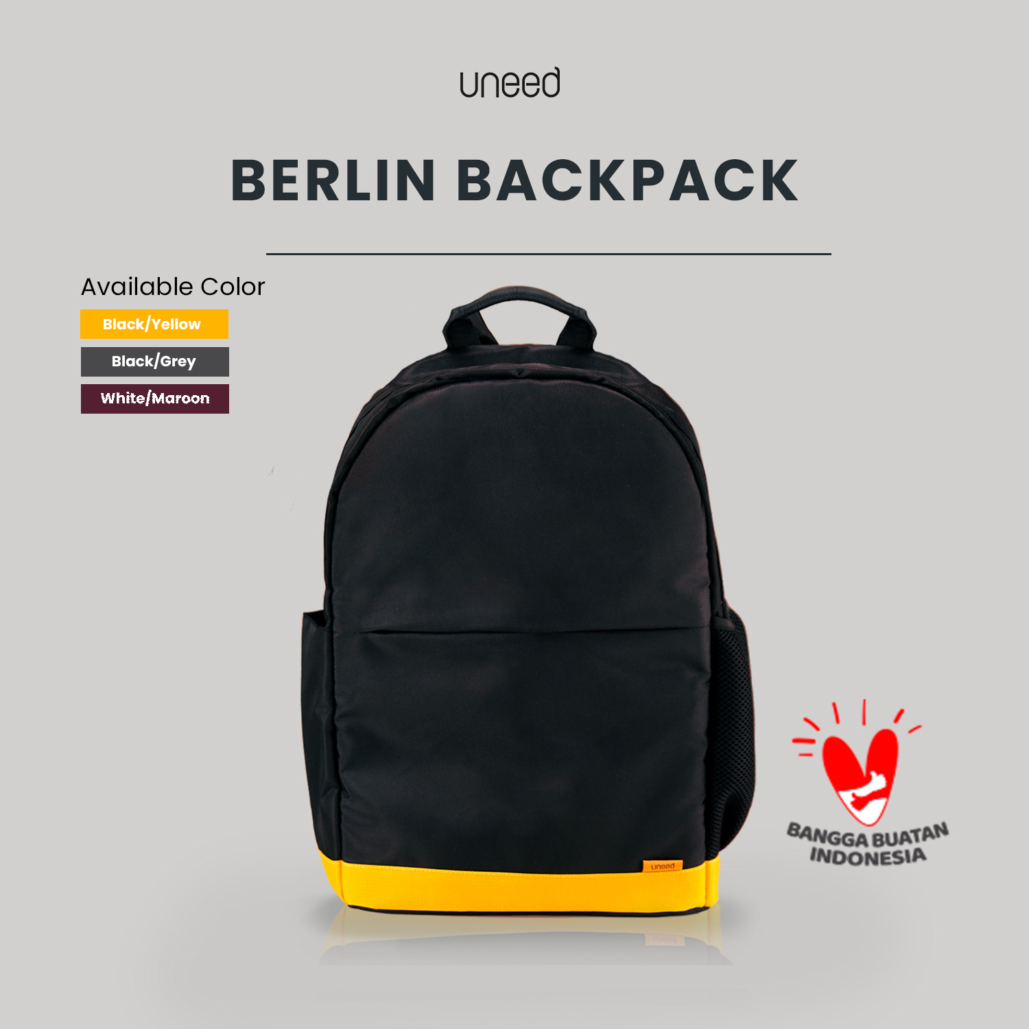 Jual Uneed Tas Ransel Tas Laptop Berlin Backpack - UNB122 | Shopee ...