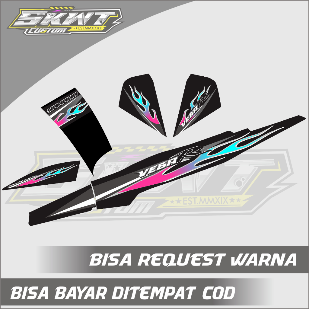 Jual STRIPING API VEGA R NEW | Shopee Indonesia