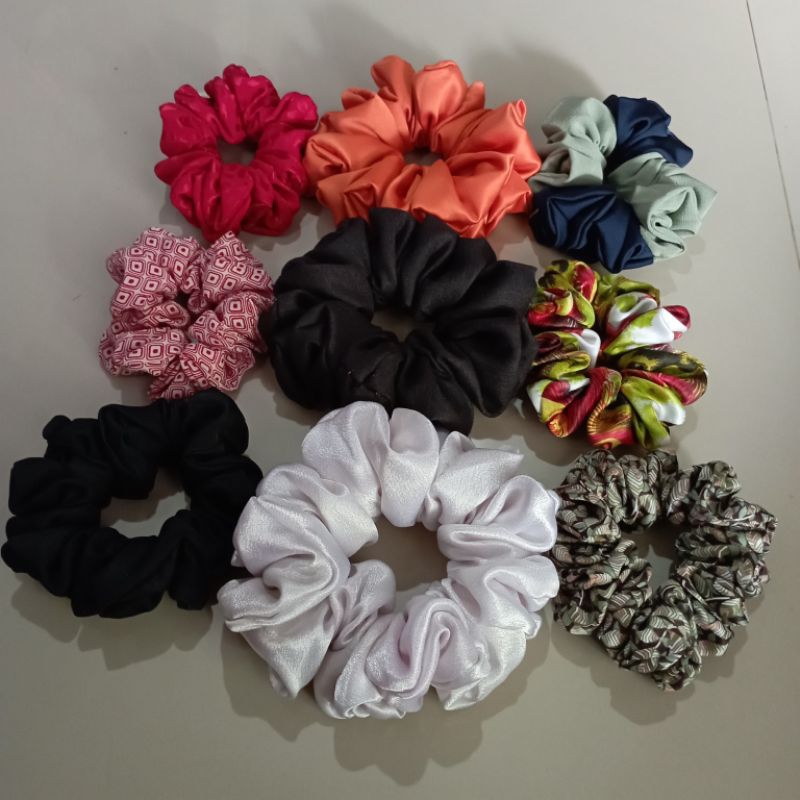 Jual ikat rambut/kunciran rambut/tali kunciran (12 pcs) | Shopee Indonesia