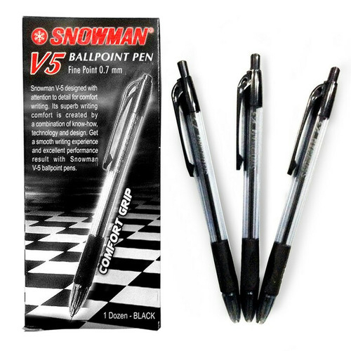 Jual Snowman ballpoint pulpen V1 V2 V3 V5 V7 S1 BP7 | Shopee Indonesia
