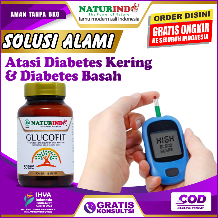 Jual GLUCOFIT OBAT DIABETES HERBAL GULA DARAH TINGGI HERBAL JAMU DIABET ...