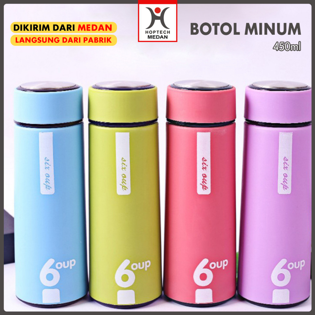 Jual Botol Minum Kaca Six Oup I Beling Cover Plastik 6oup Logo ...
