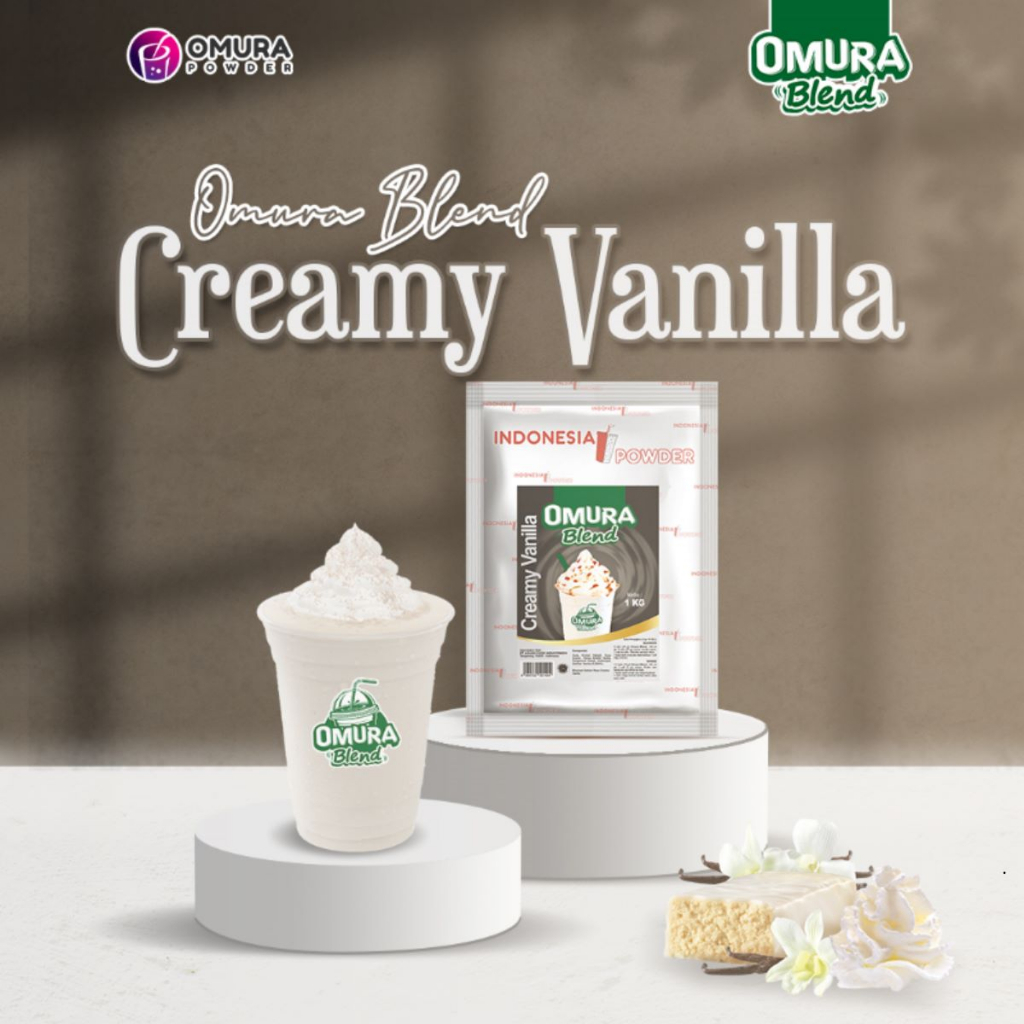 Jual BLEND Bubuk Minuman Premium Rasa Creamy Vanilla Mix Gula 1 Kg ...