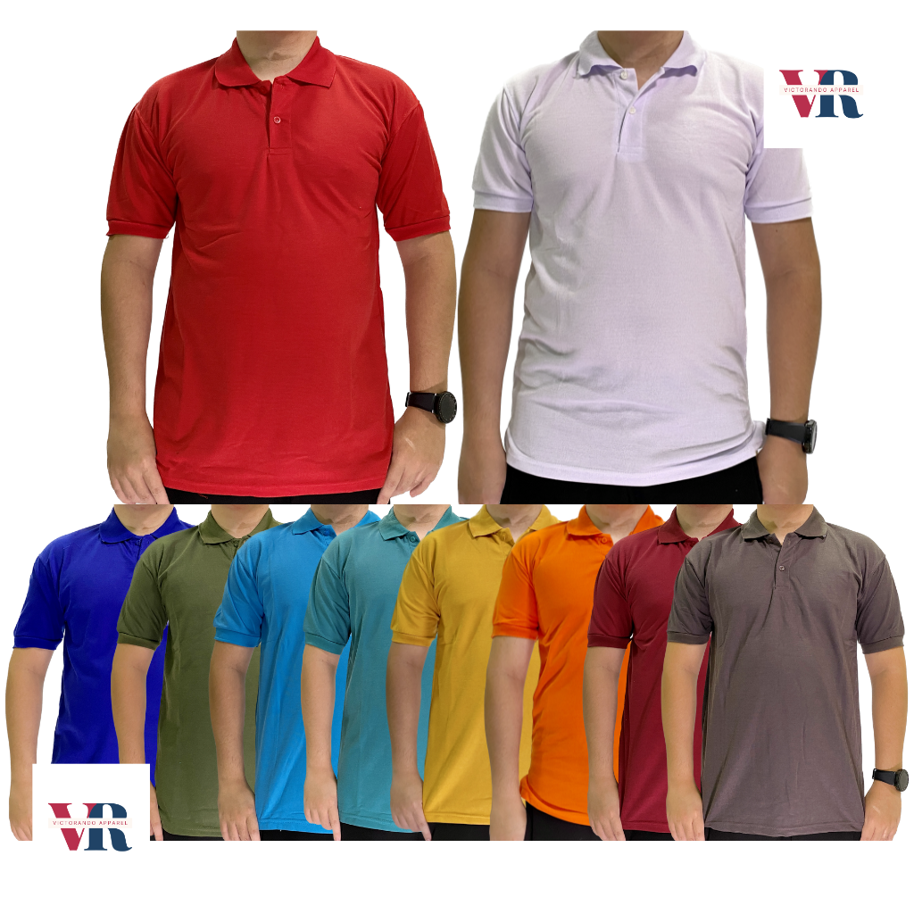 Jual KAOS POLO SHIRT/KAOS KERAH PRIA/KERAH POLOS DEWASA (A) | Shopee Indonesia