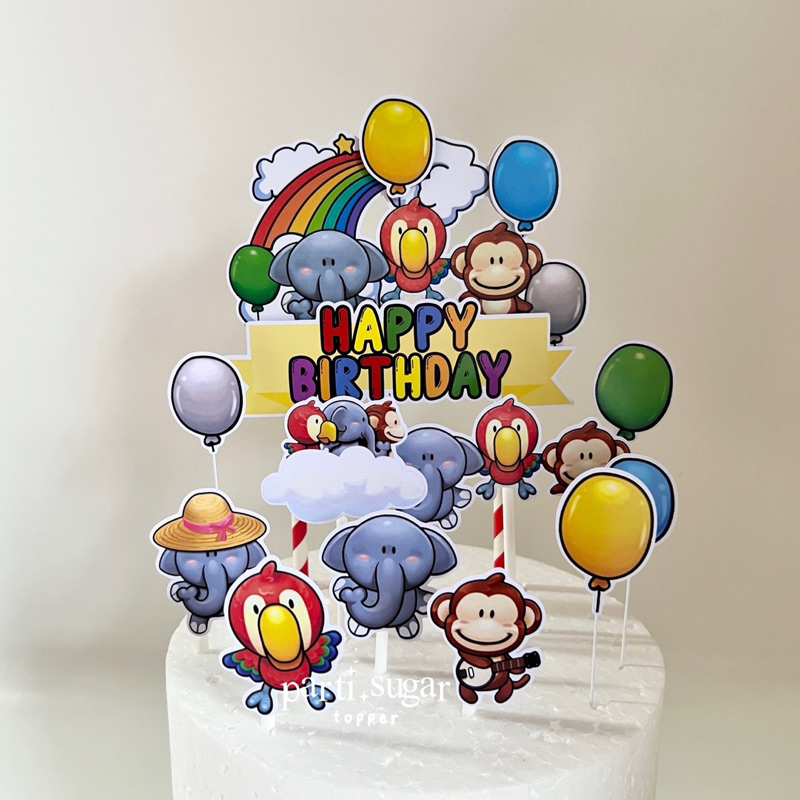 Jual Custom Cake Topper 3D Hiasan Kue - Dekorasi Ulang Tahun - Karakter ...