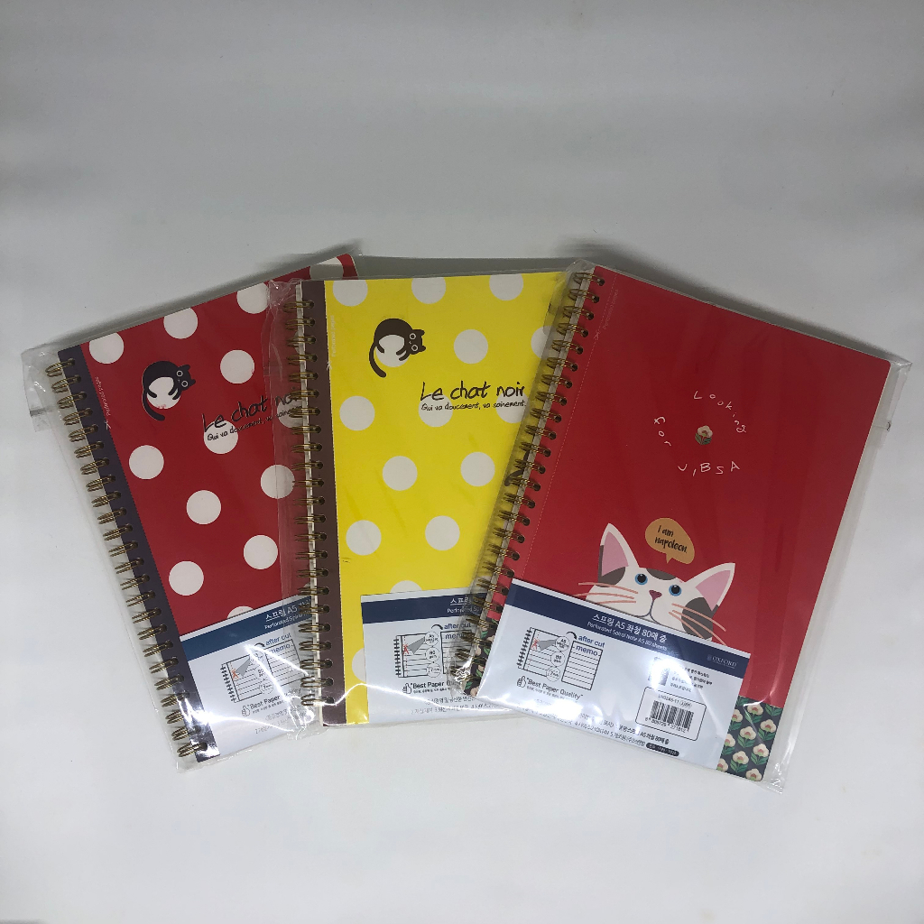 Jual Notebook Spiral A5 Ala Korea (Cat Edition) | Shopee Indonesia