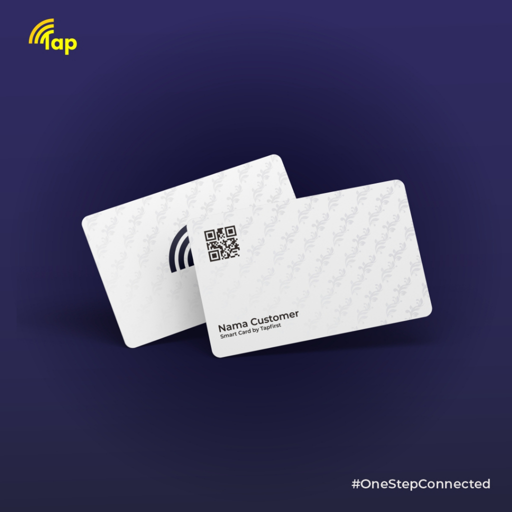 Jual Kartu Nama Custom Digital NFC RFID | Tapfirst (Putih) | Shopee ...