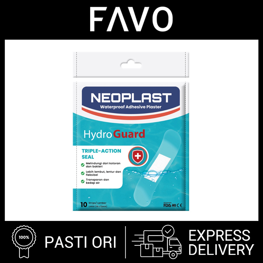Jual Perban - NEOPLAST HydroGuard Waterproof Adhesive Plester - 10 ...