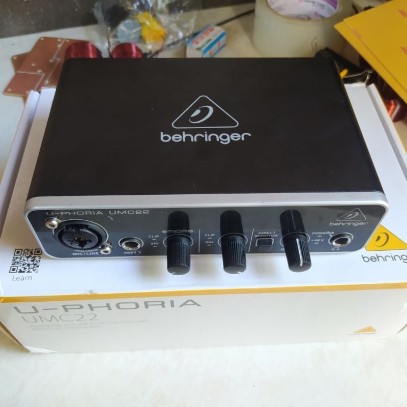 Jual SOUND CARD BEHRINGER UMC22 SECOND | Shopee Indonesia