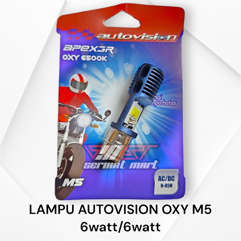 Jual LAMPU LED AUTOVISION OXY M5 6WATT/6WATT BEBEK MATIC | Shopee Indonesia