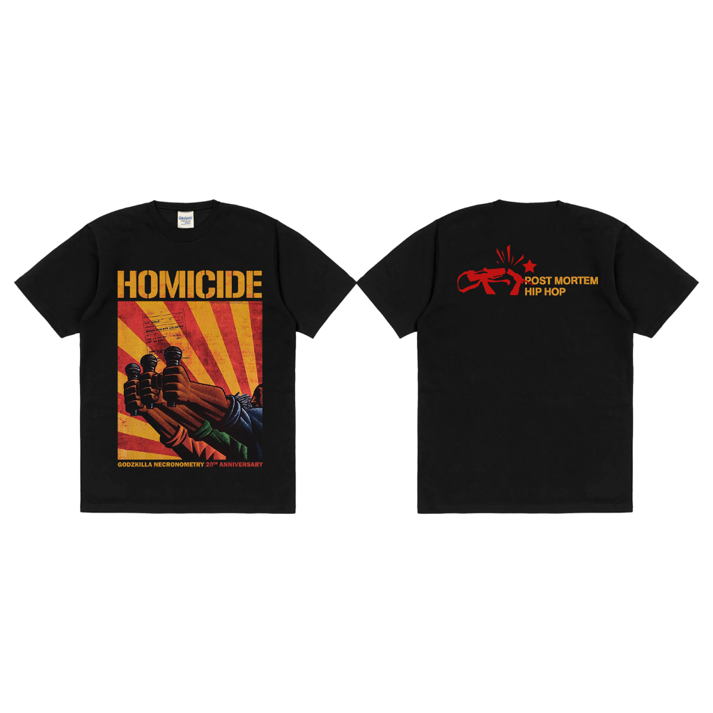 Jual Rockermusic T-shirt Band Homicide 20Th Godzkilla Necronometry ...