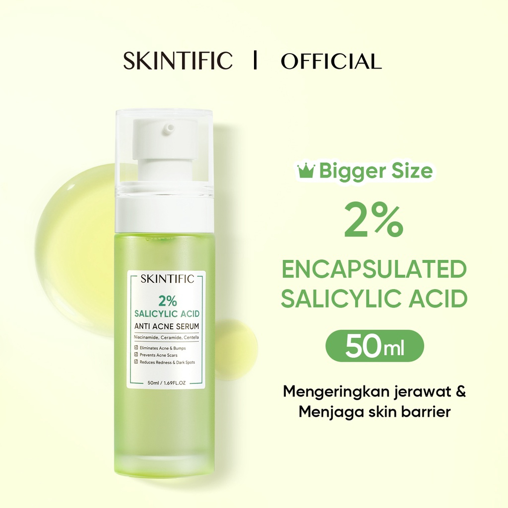 Jual Skintific 2% Salicylic Acid Anti Acne Serum 50ml | Shopee Indonesia