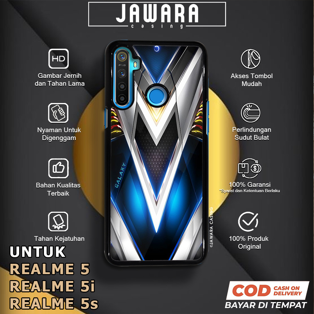 Jual Case Realme 5 5i 5s Casing Realme 5 5i 5s Jawara Casing [GLXY ...
