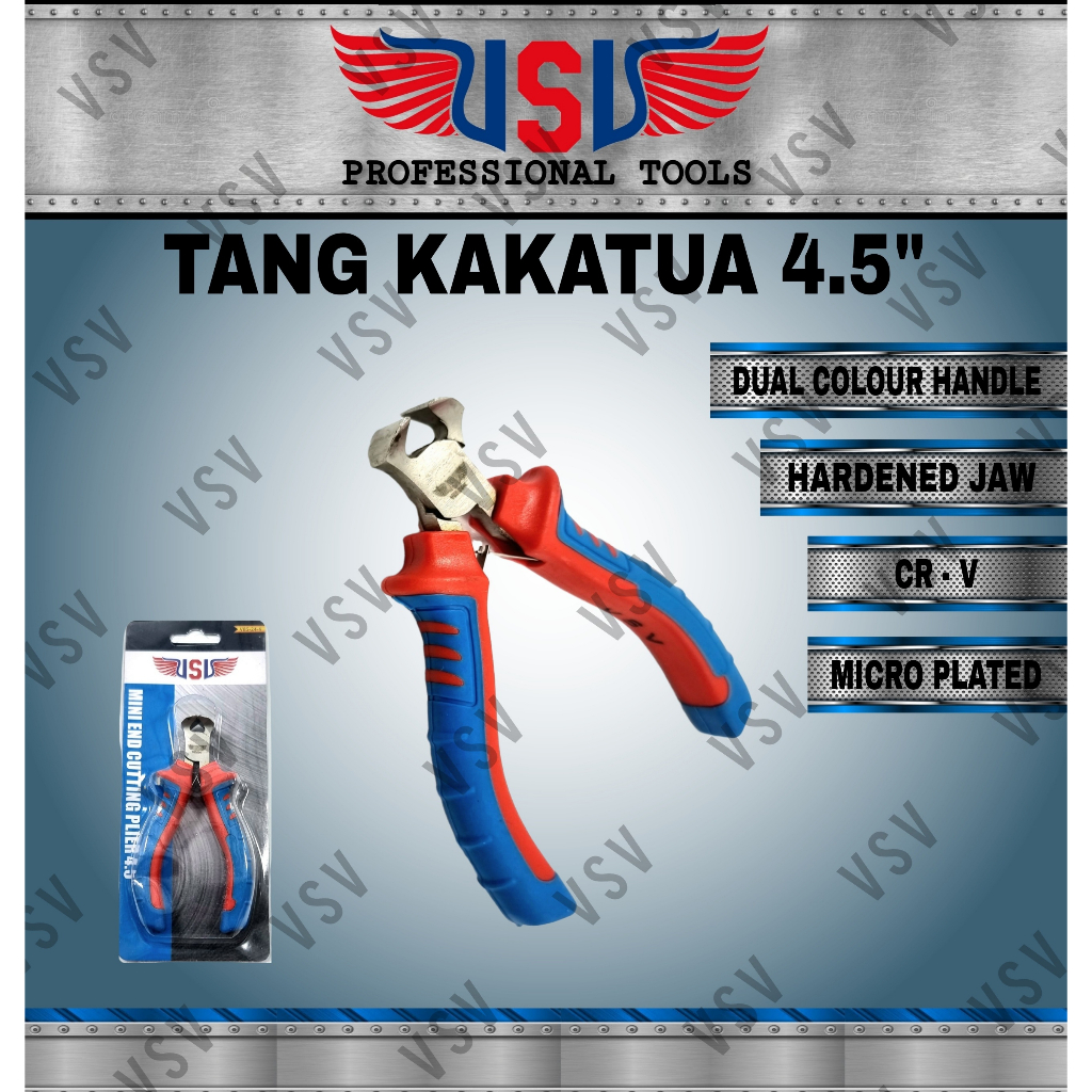 Jual VSV Tang Kakaktua 4.5" Tang Gegep mini Pincer Plier Tang Kecil ...