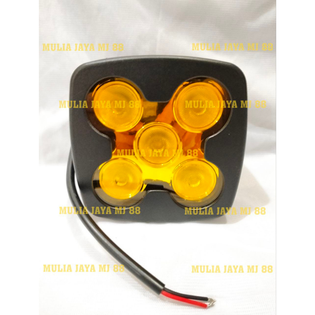 Jual Lampu Sorot Tembak 5 Mata 50 Watt 12-24 Volt (Cahaya Nyebar/Flood ...