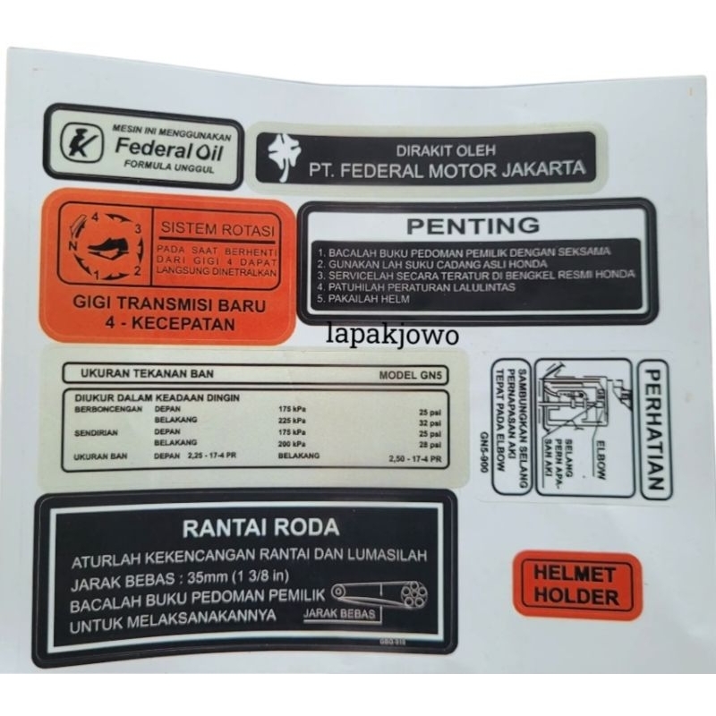 Jual STRIPPING STIKER DETAIL STICKER DETAIL PELENGKAP HONDA ASTREA ...