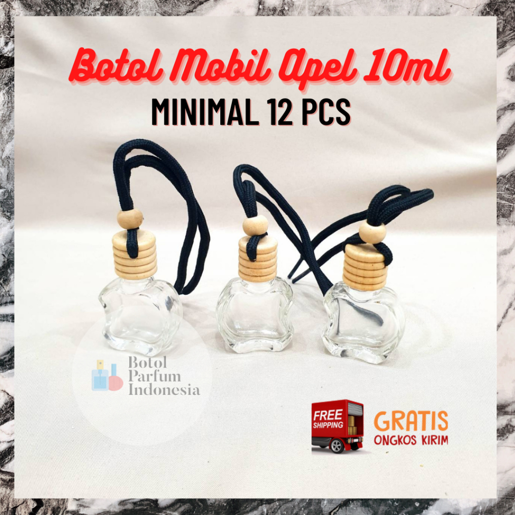 Jual BOTOL PARFUM APEL MOBIL GANTUNG 10ML PUTAR - BOTOL PARFUM KOSONG ...